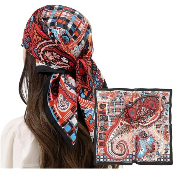 Accessories | Women Head Hair Scarf Like Satin Silk Scarf Sleeping Hair ...